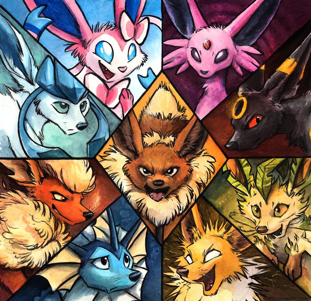 Team Eevee by Kenket | Scrolller