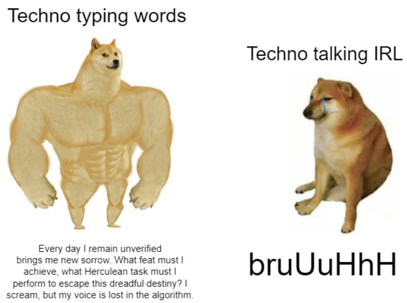 Techno's English Skills | Scrolller