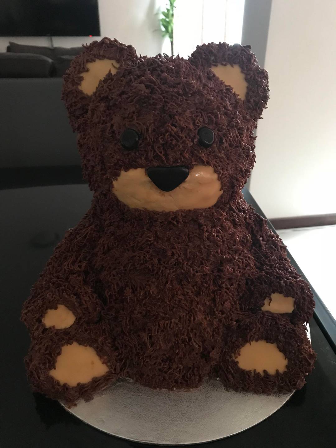 Teddy bear cake. This one was fun to make and delicious to eat haha | Scrolller