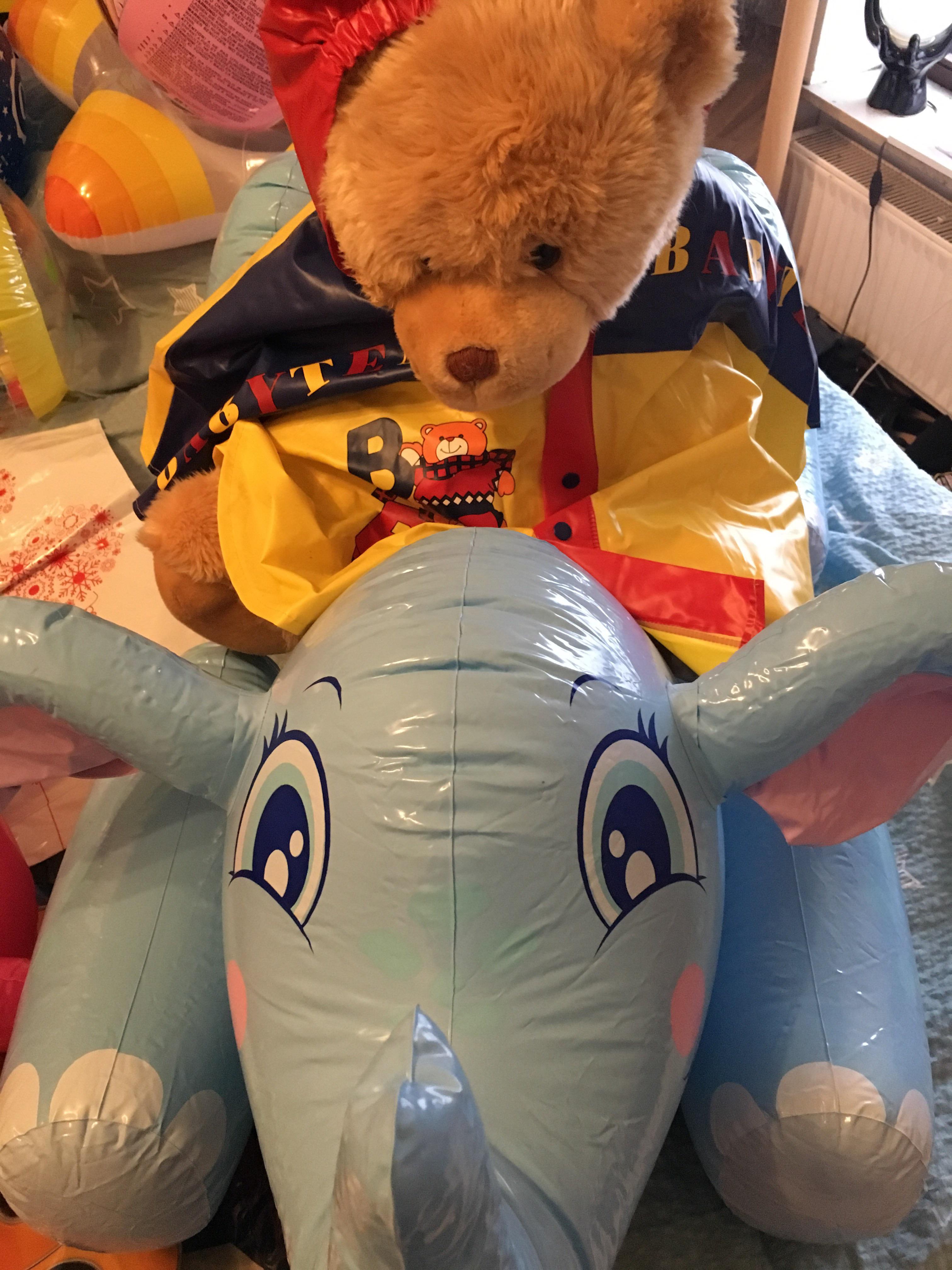 Teddy Bear with Rain Poncho | Scrolller