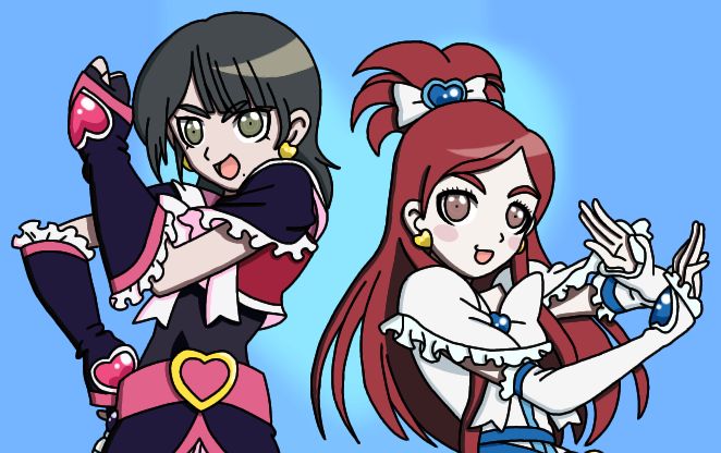 Tenko and Himiko as Pretty Cure #2 | Scrolller