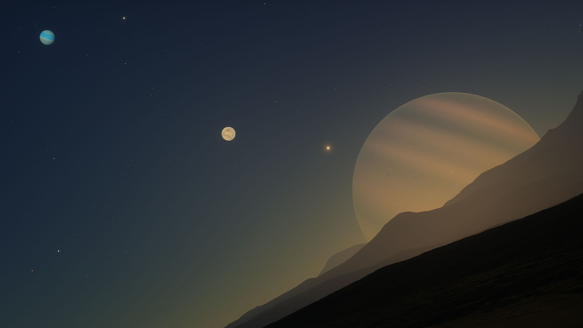 Terra moon with a breathtaking view | Scrolller