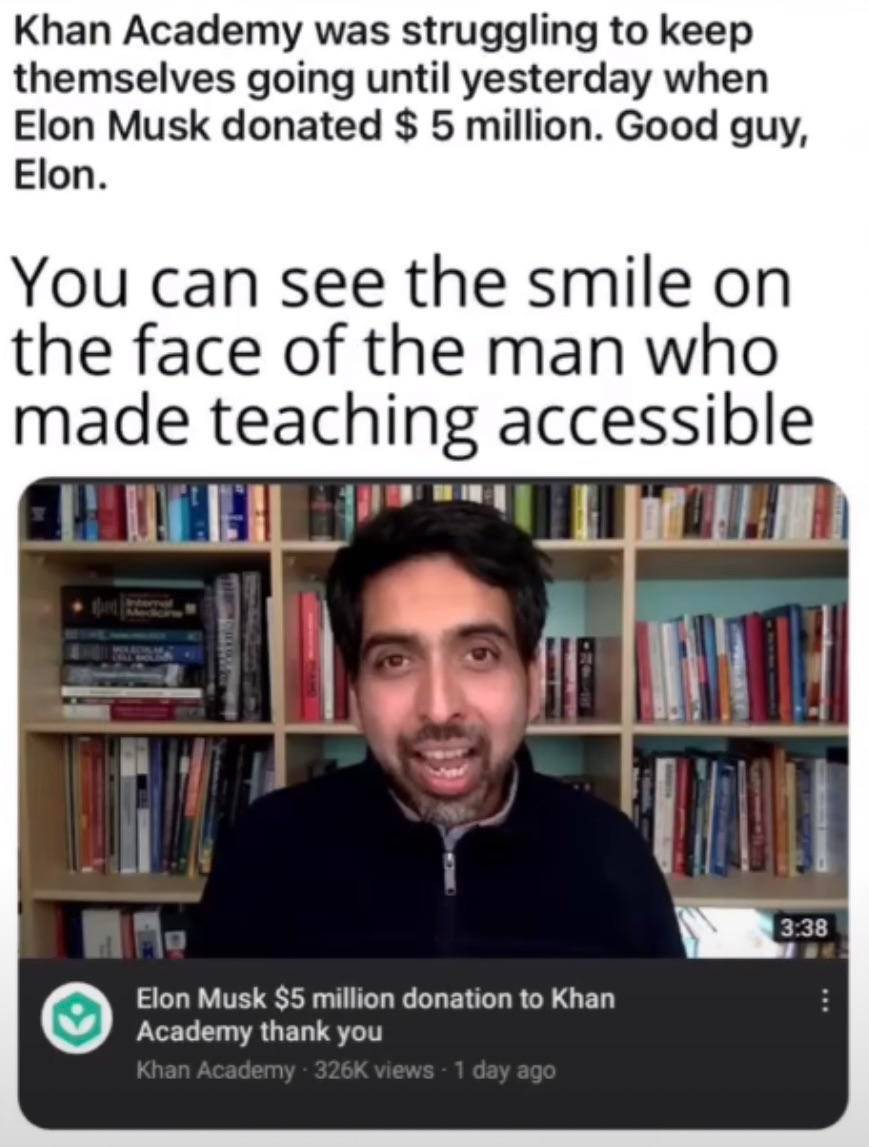 Thank you Elon. | Scrolller