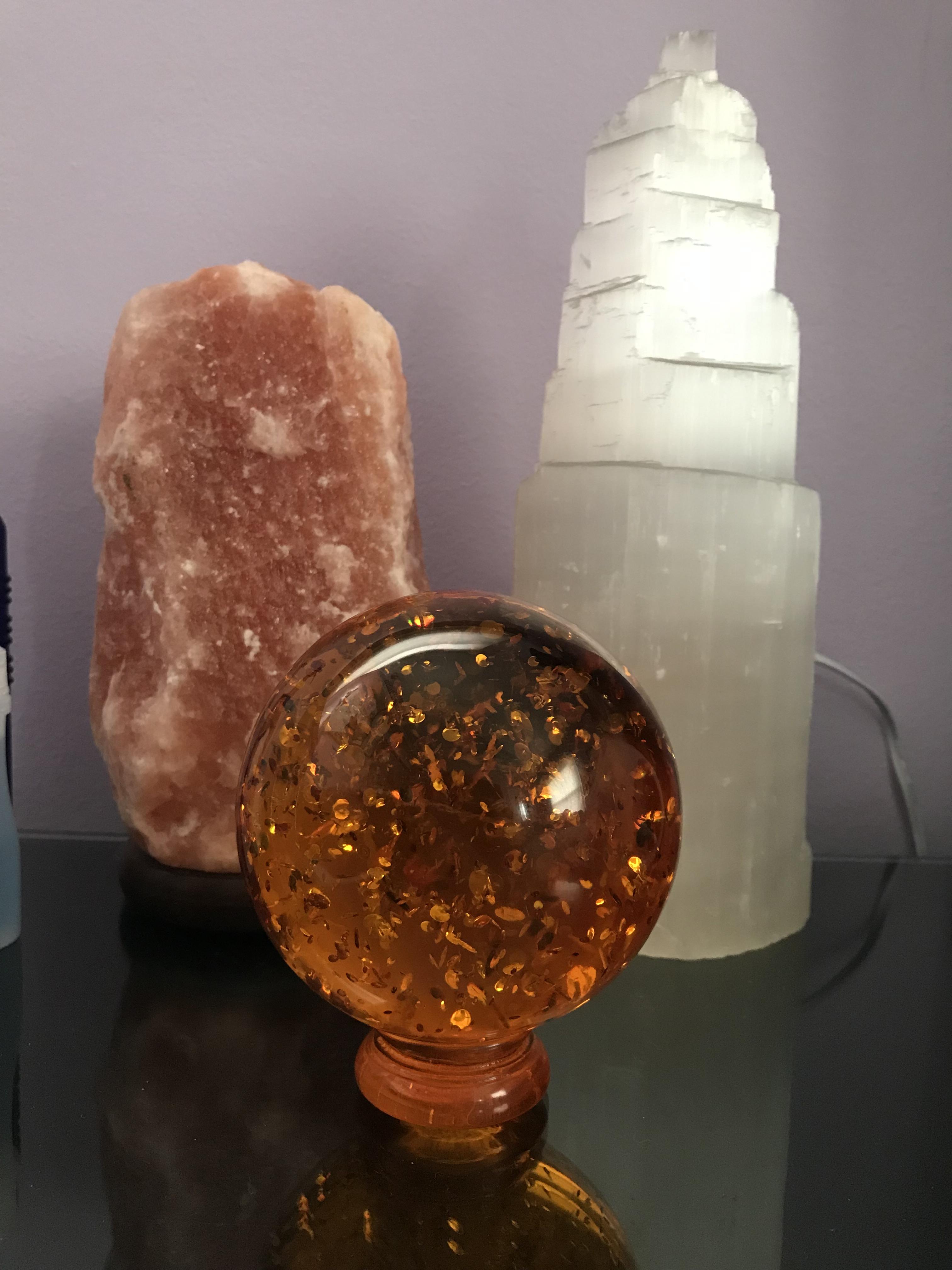 Thank you to the best boyfriend in the world for my beautiful amber sphere! | Scrolller