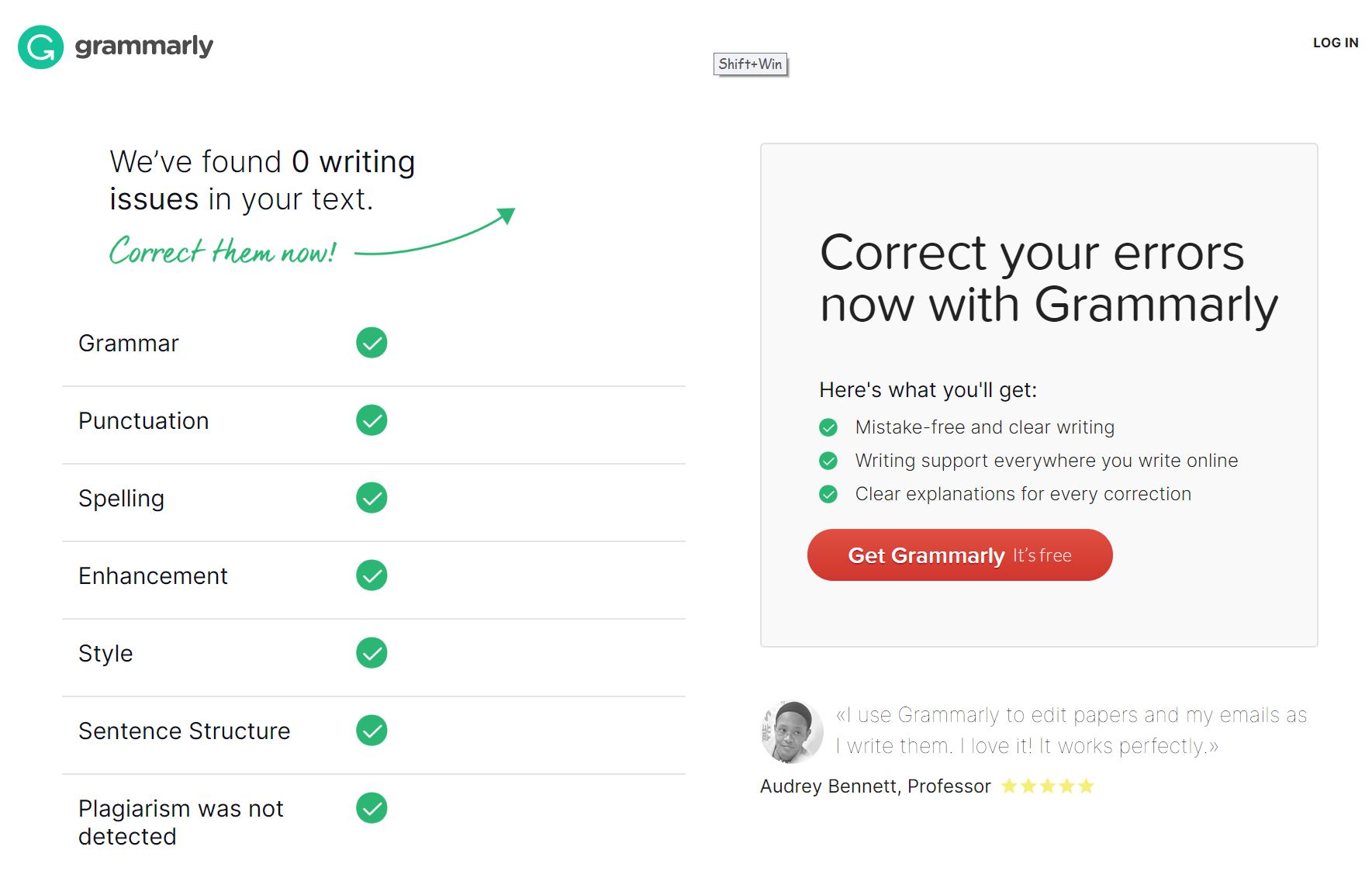 thanks, grammarly | Scrolller