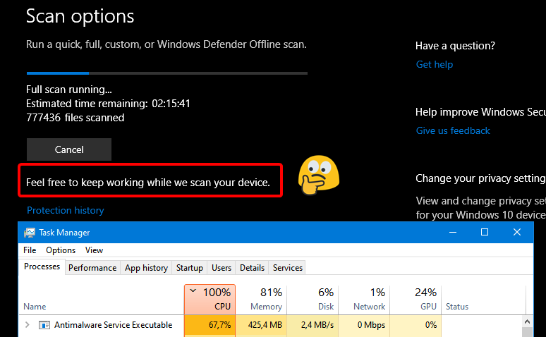 Thanks Windows Defender :) | Scrolller