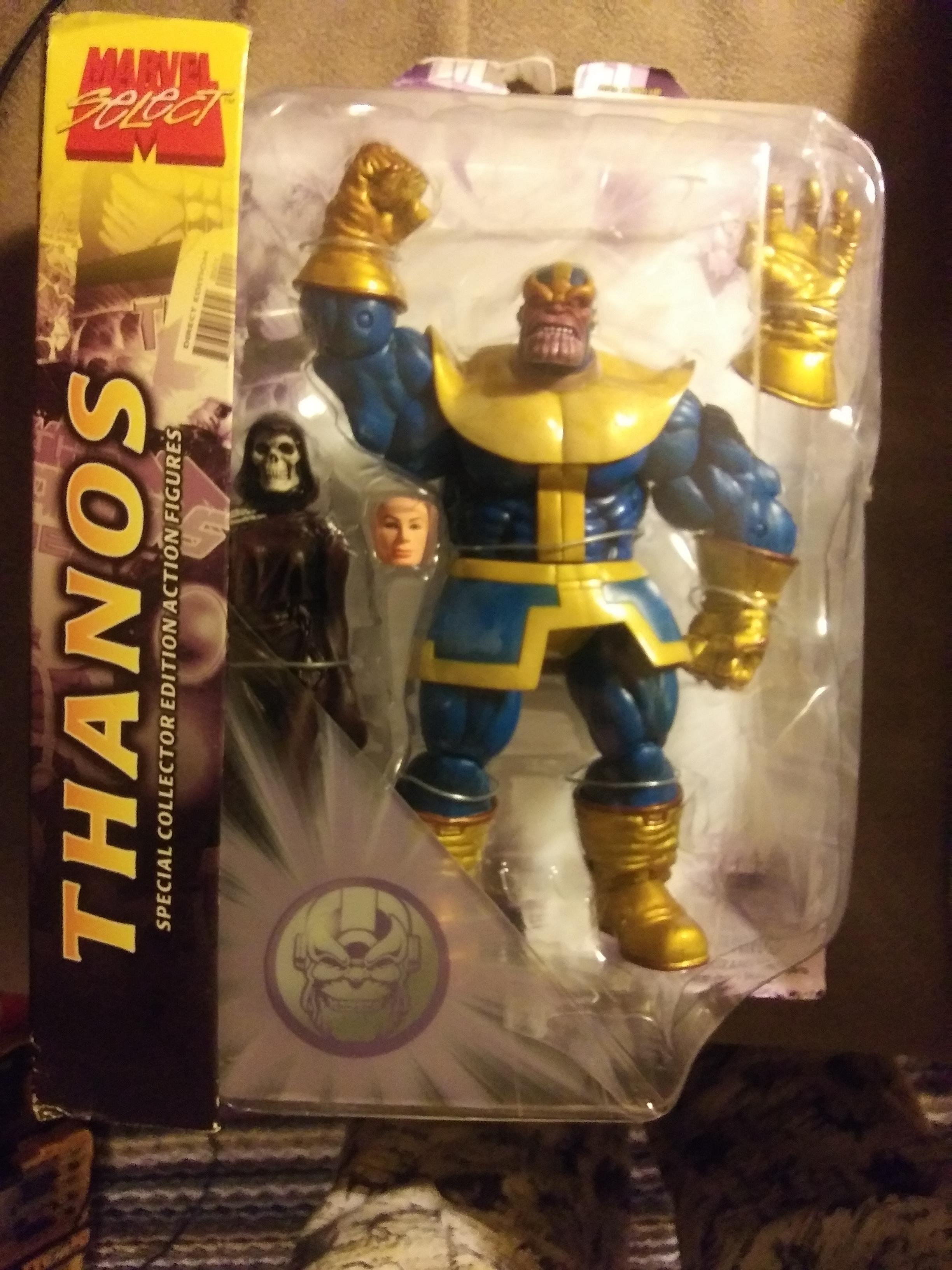 Thanos and Death with the Gauntlet. | Scrolller