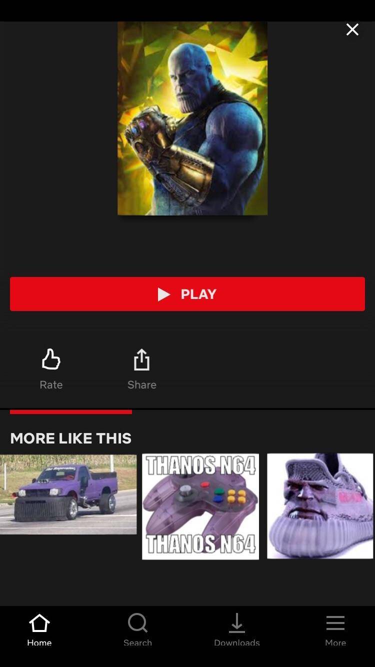Thanos Netflix | Scrolller