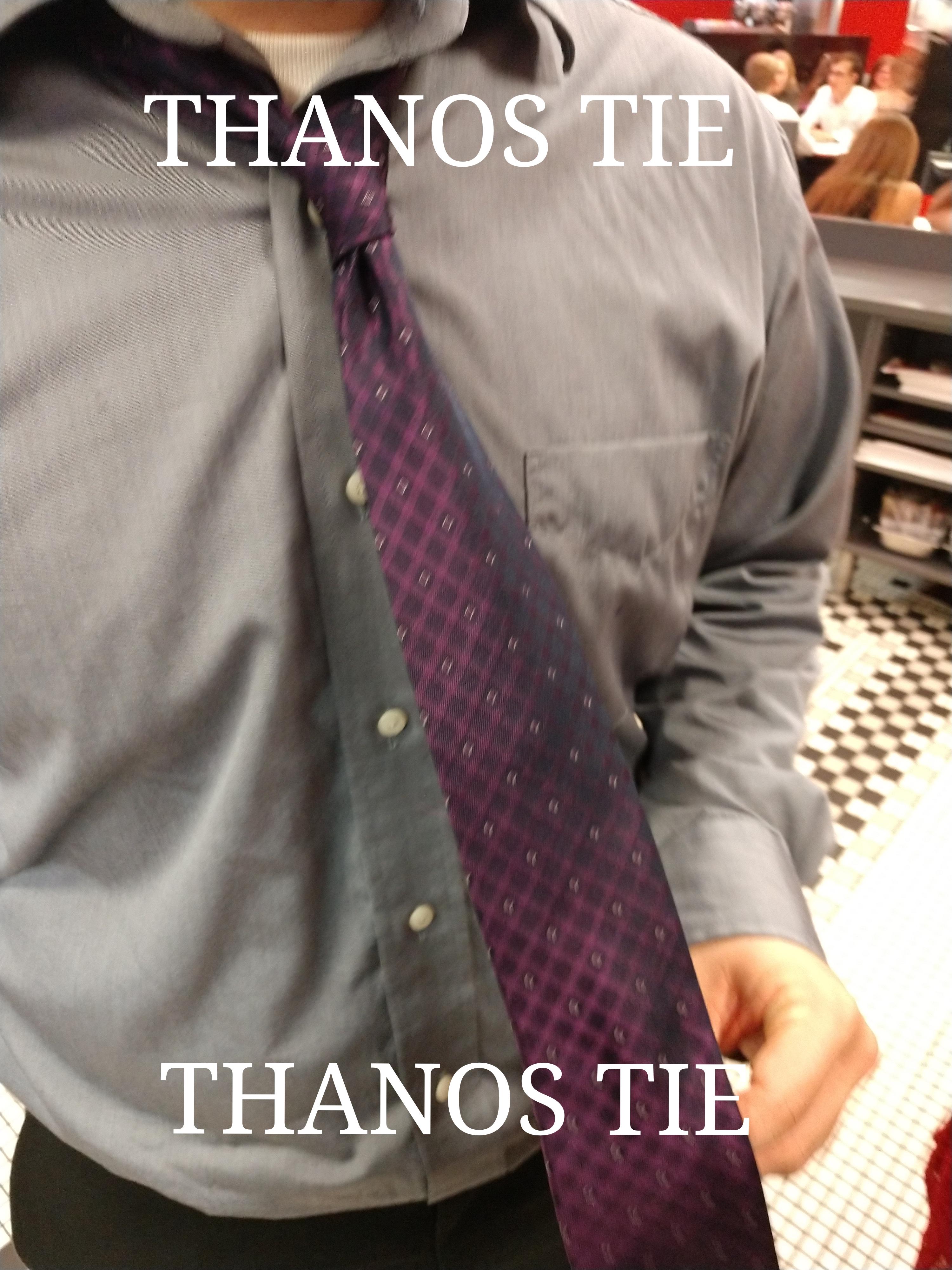 THANOS TIE | Scrolller