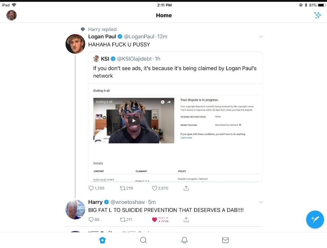 That's a big L for logan | Scrolller