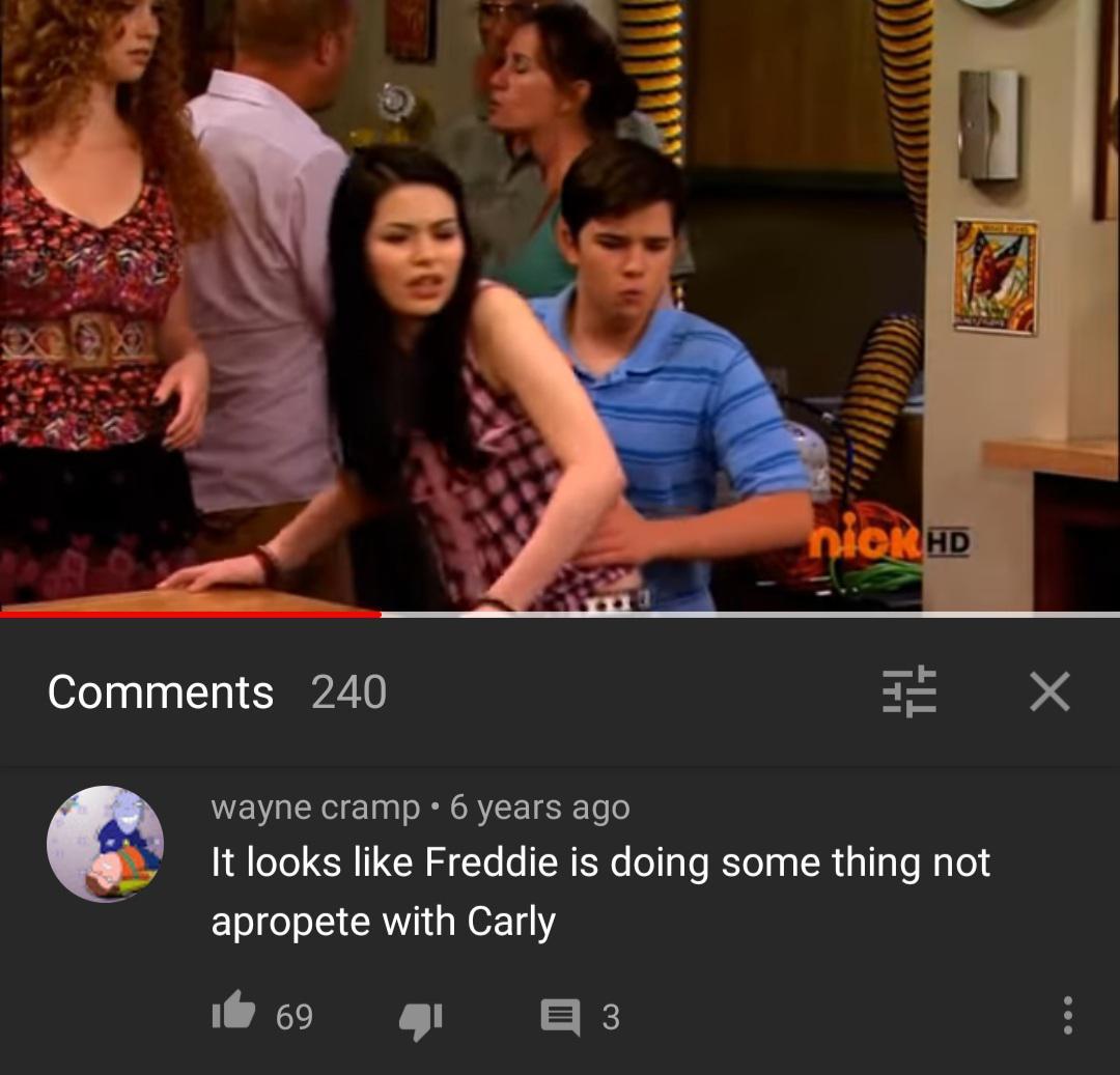 That's not apropete freddie | Scrolller