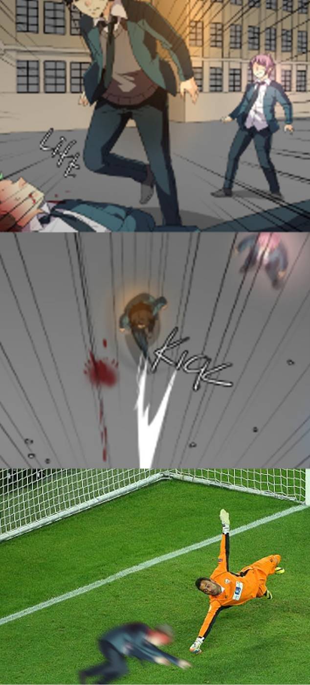 That's one powerful kick.. | Scrolller