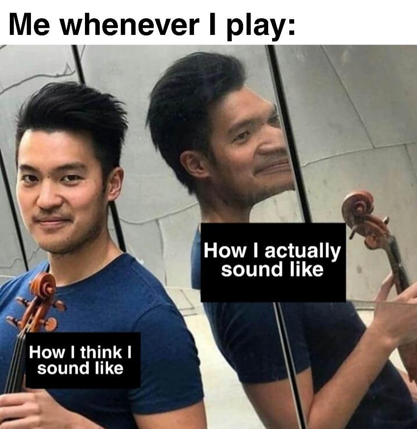 That's what happens when you don't practice. So go practice!! | Scrolller