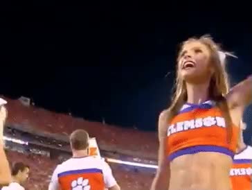 The Abs on this Clemson Cheerleader | Scrolller