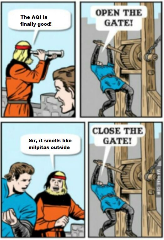 The AQI is finally good | Scrolller