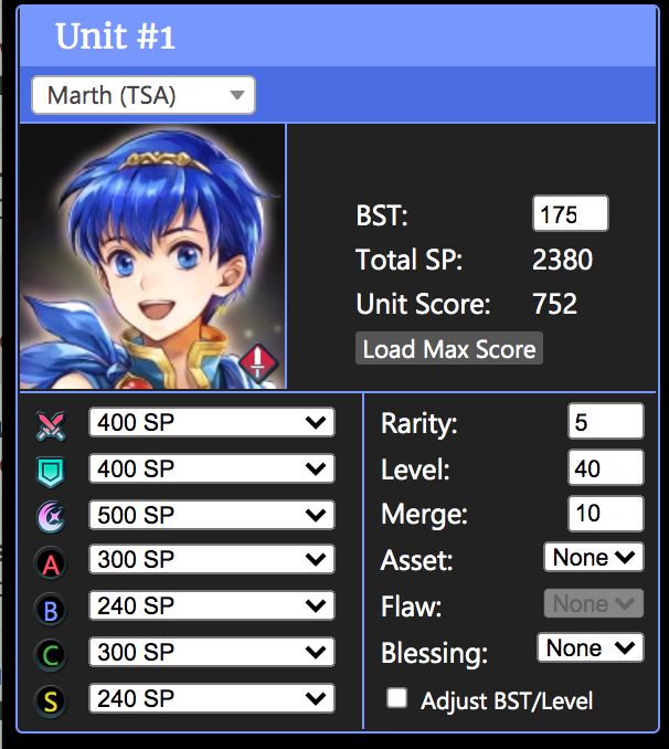 The Arena Score calculator finally got sick of IS adding new skills ...