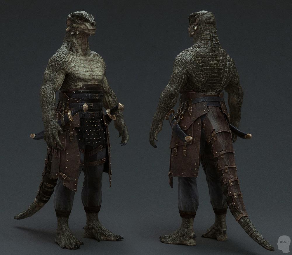 The argonian character used in the Elder Scrolls Online trailer | Scrolller