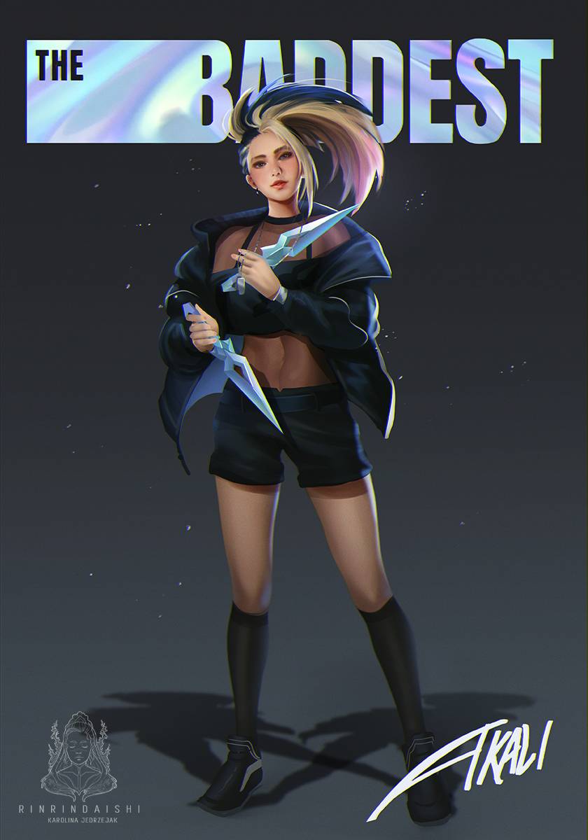 THE BADDEST KDA Akali by me, RinRinDaishi | Scrolller