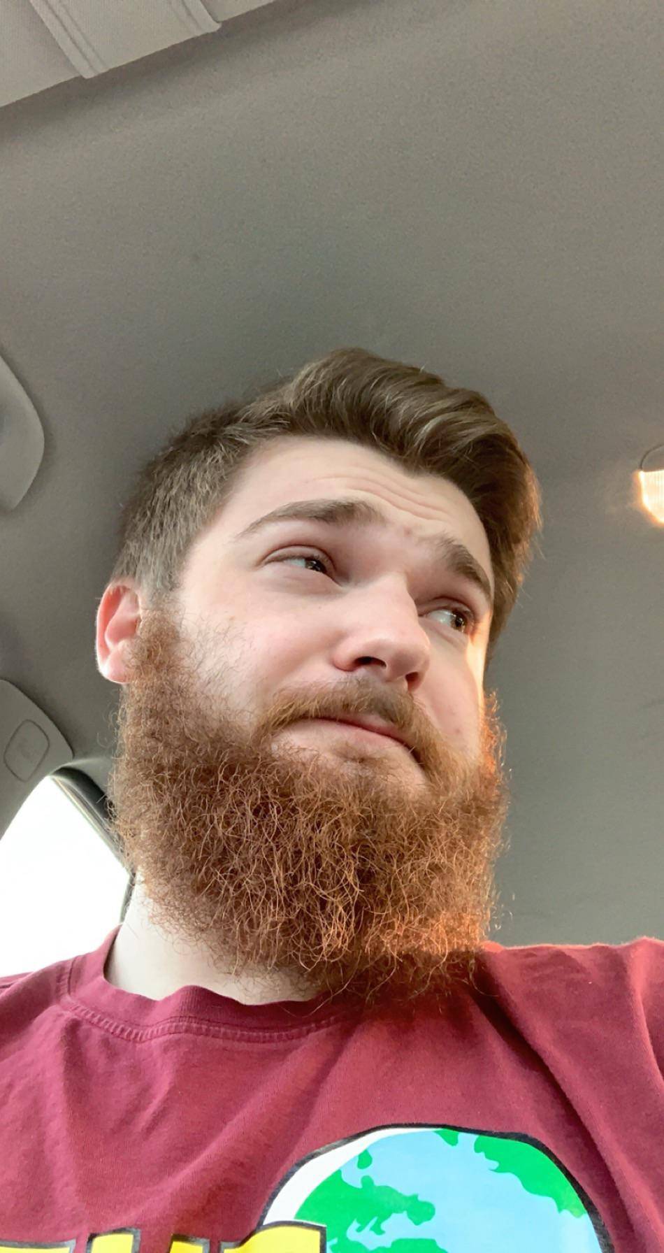 The beard is feeling extra ginger in the sun today | Scrolller