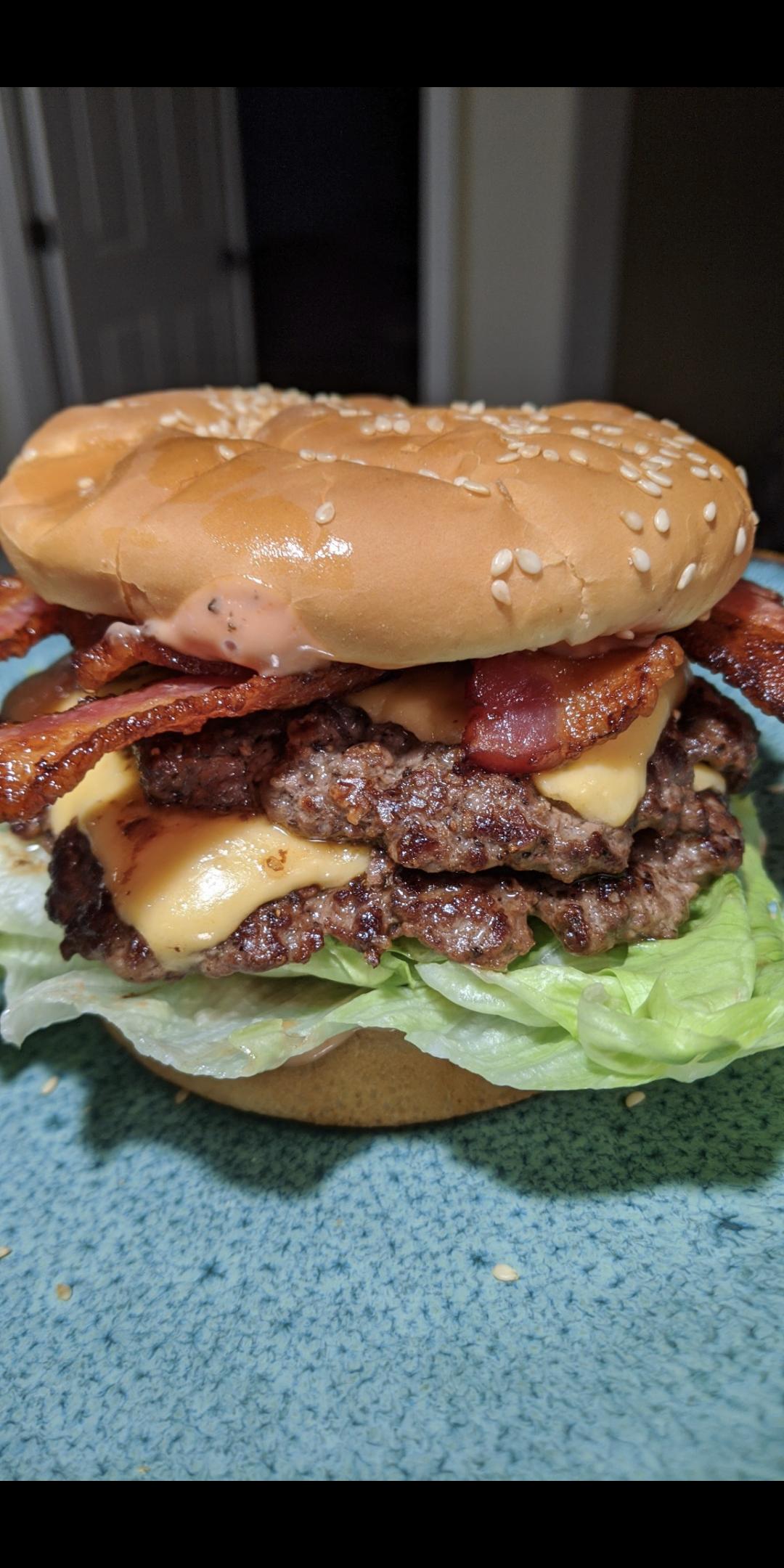 The best burger I've made to date | Scrolller