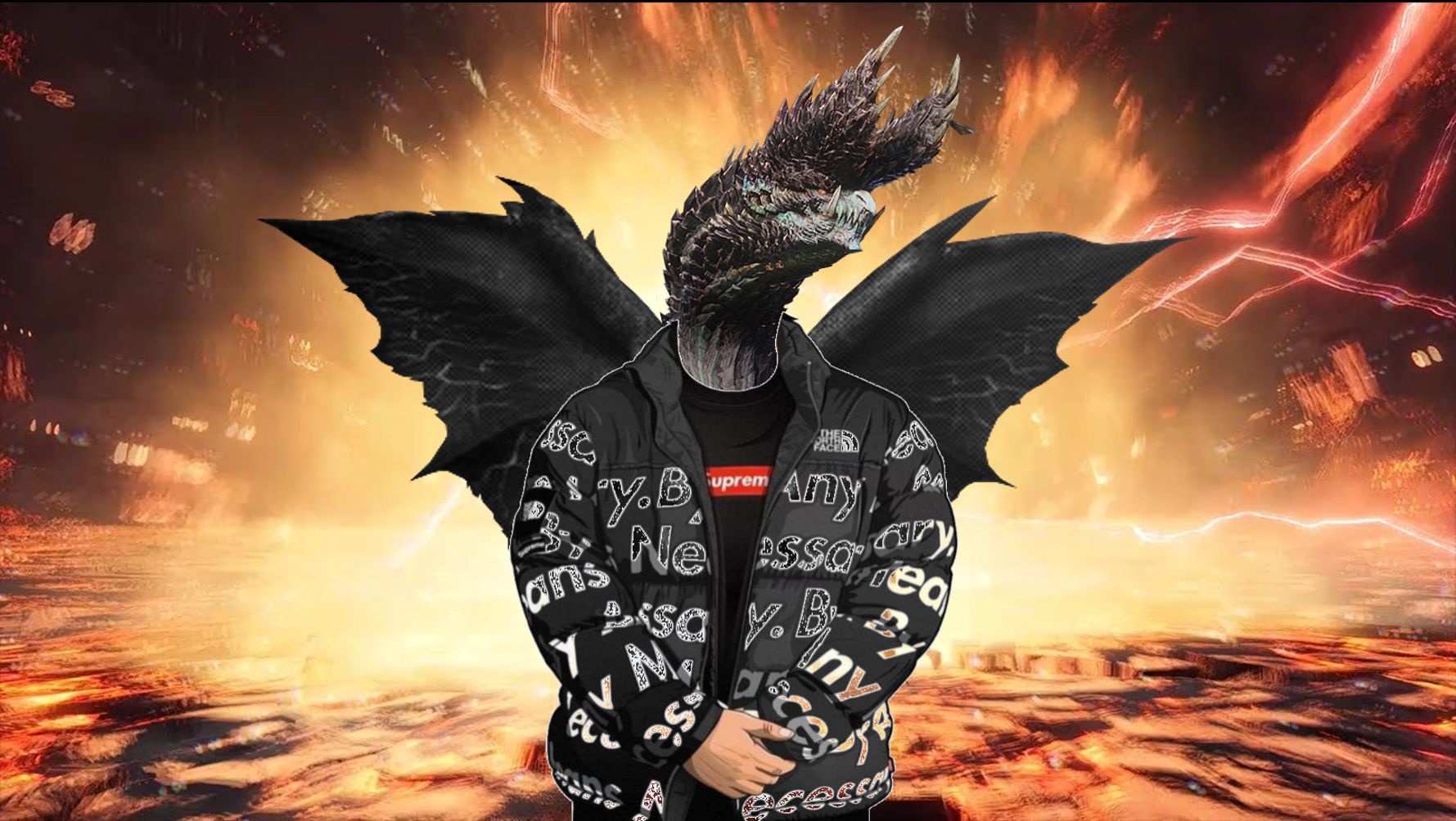 The blazing drip dragon | Scrolller