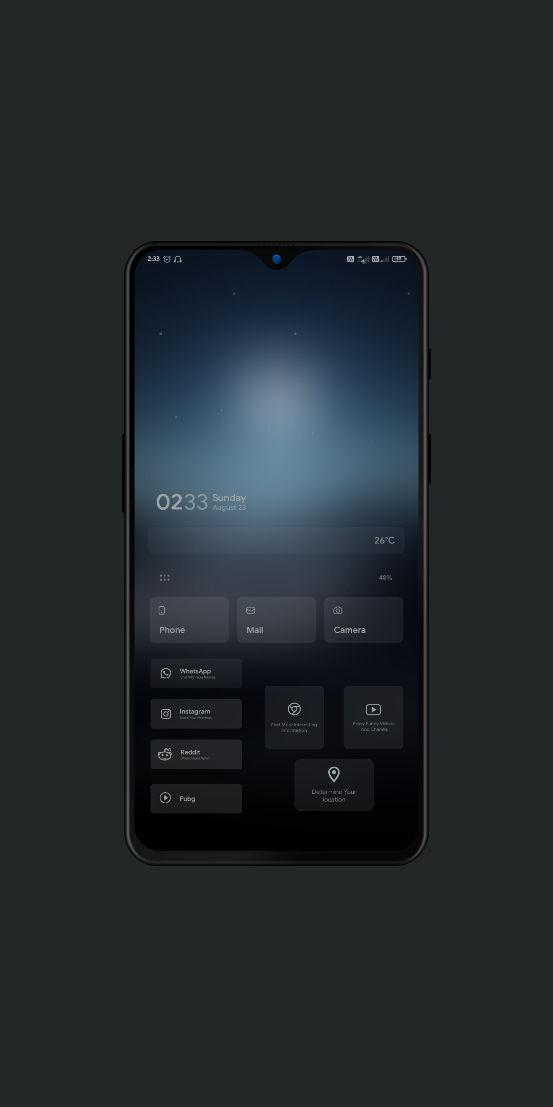 Blue nebula. | Scrolller