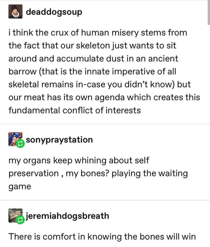 the bones will win... | Scrolller