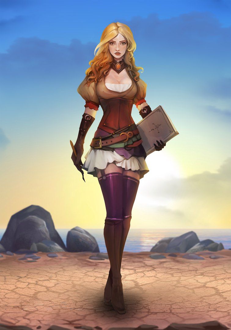 The character of our game Steampunk Tower 2 is charming Natalie. | Scrolller
