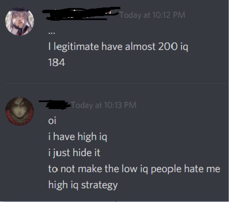 The classic 200iq discord weebs | Scrolller