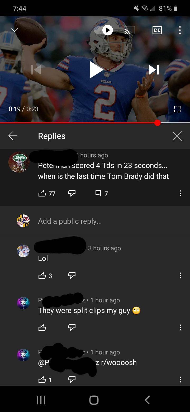 The classic forgot to switch accounts. | Scrolller