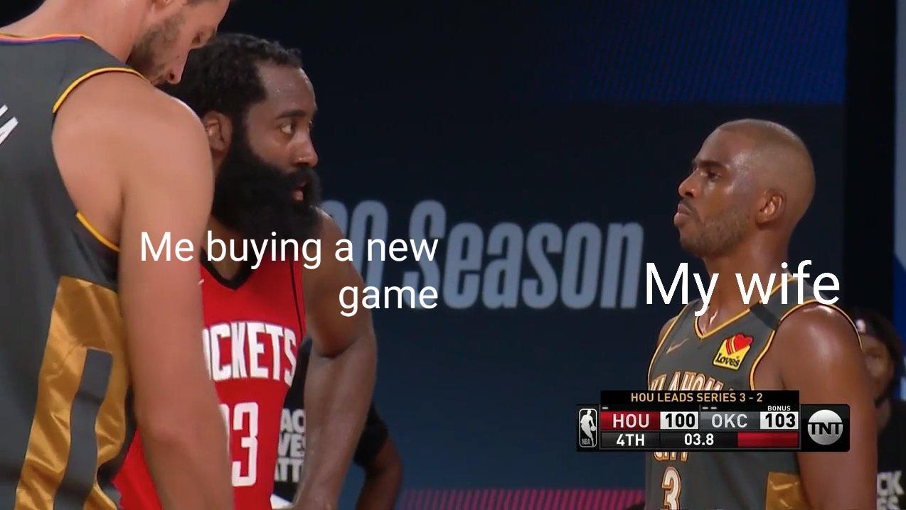 The CP3 staredown has all the meme potential. | Scrolller