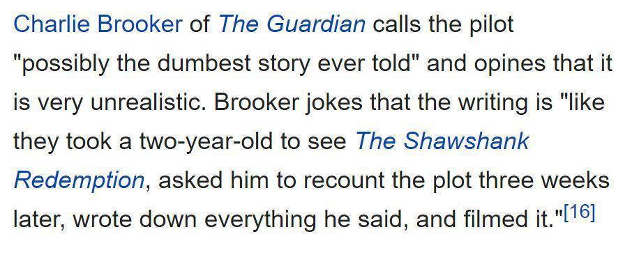 The creator of "Black Mirror" on the Pilot episode of "Prison Break". | Scrolller