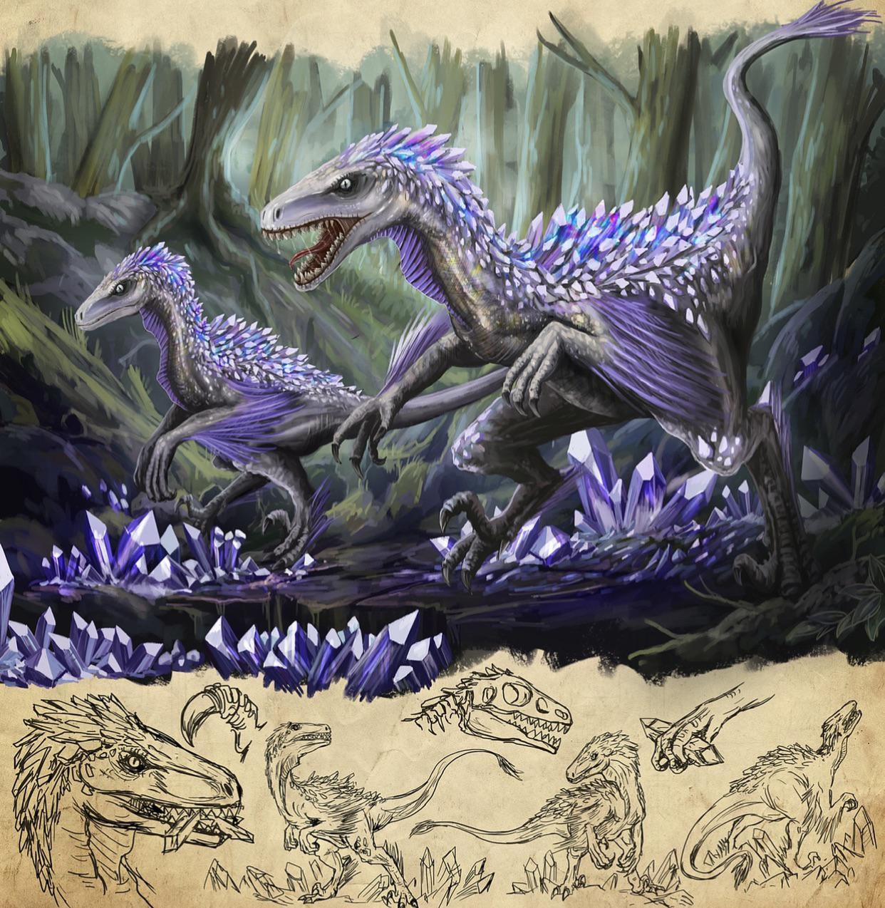 The crystal raptor | Scrolller