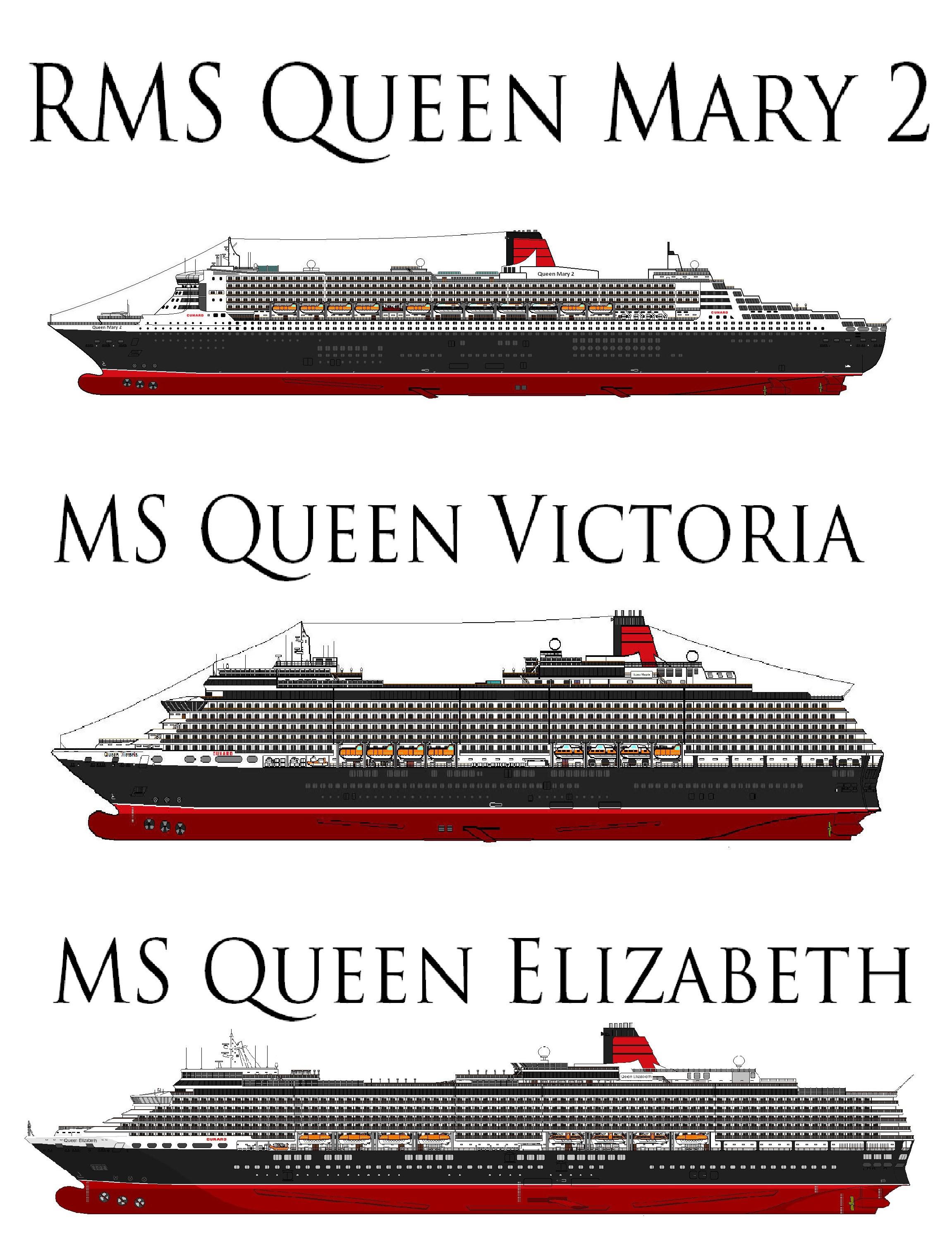 The Current Cunard Queens | Scrolller