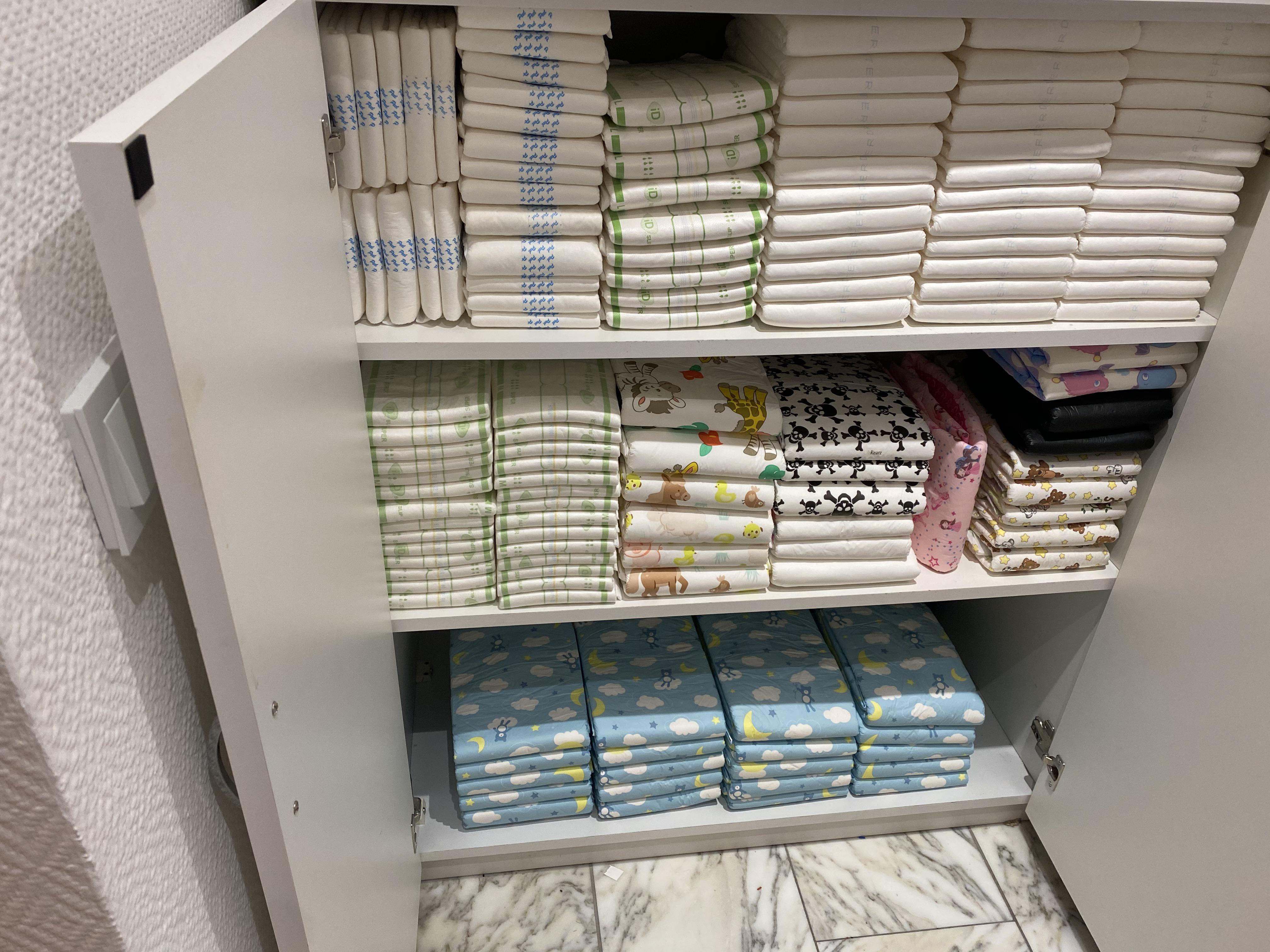 Current diaper supply🎉 | Scrolller