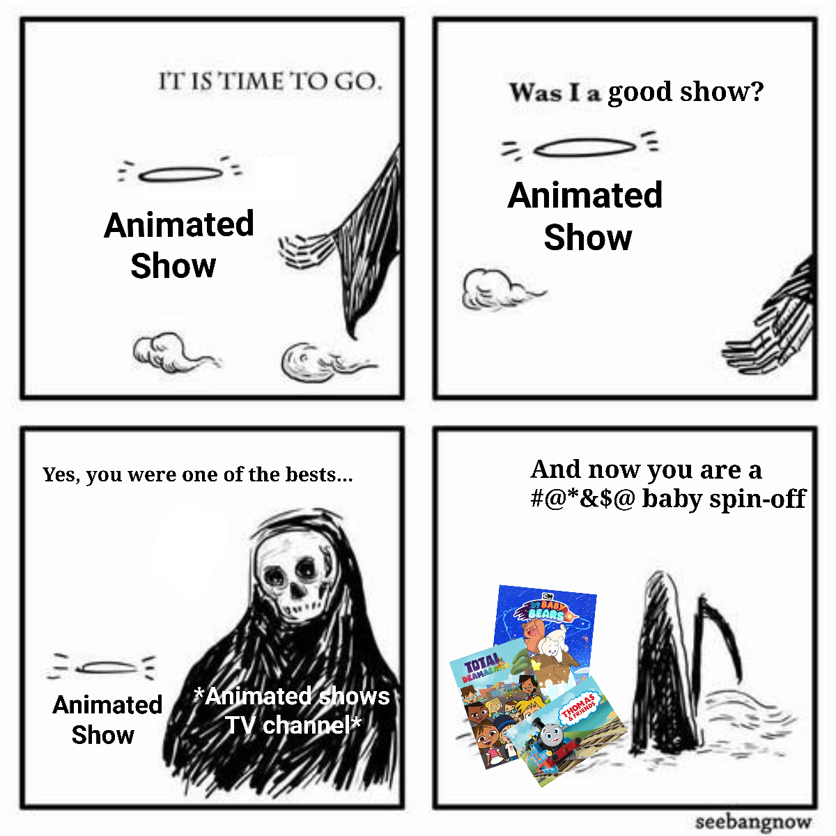 The curse word was censored because of our family friendly politics. Now give us money | Scrolller