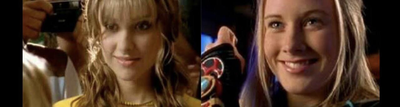 The dream threesome ( Kira Ford, power rangers dino thunder, Tori Hanson, power ranger ninja ...