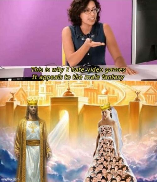 The dress be like: "Be not afraid." | Scrolller