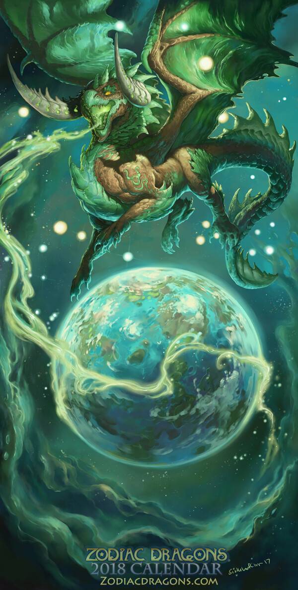 The Earth Bull Dragon - Taurus by Christina Yen | Scrolller