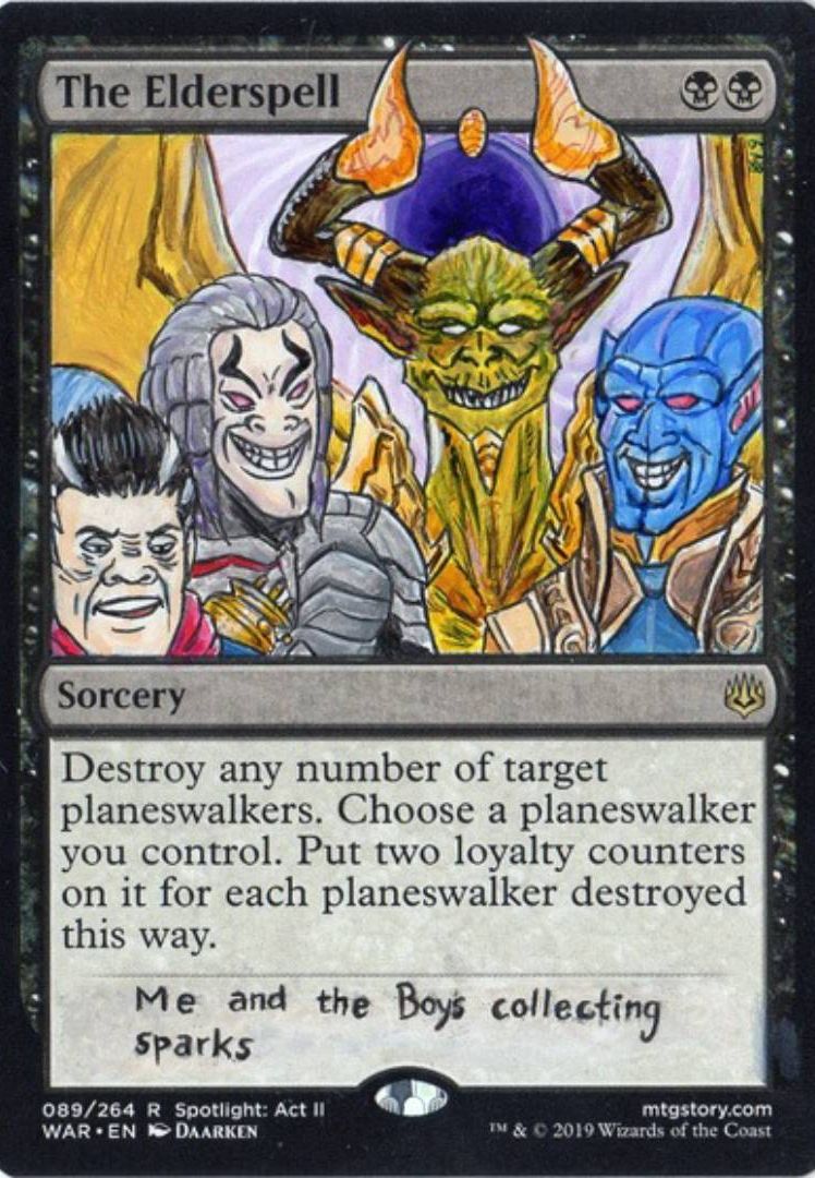 The Elderspell alternate art (DarienCee's alter) | Scrolller