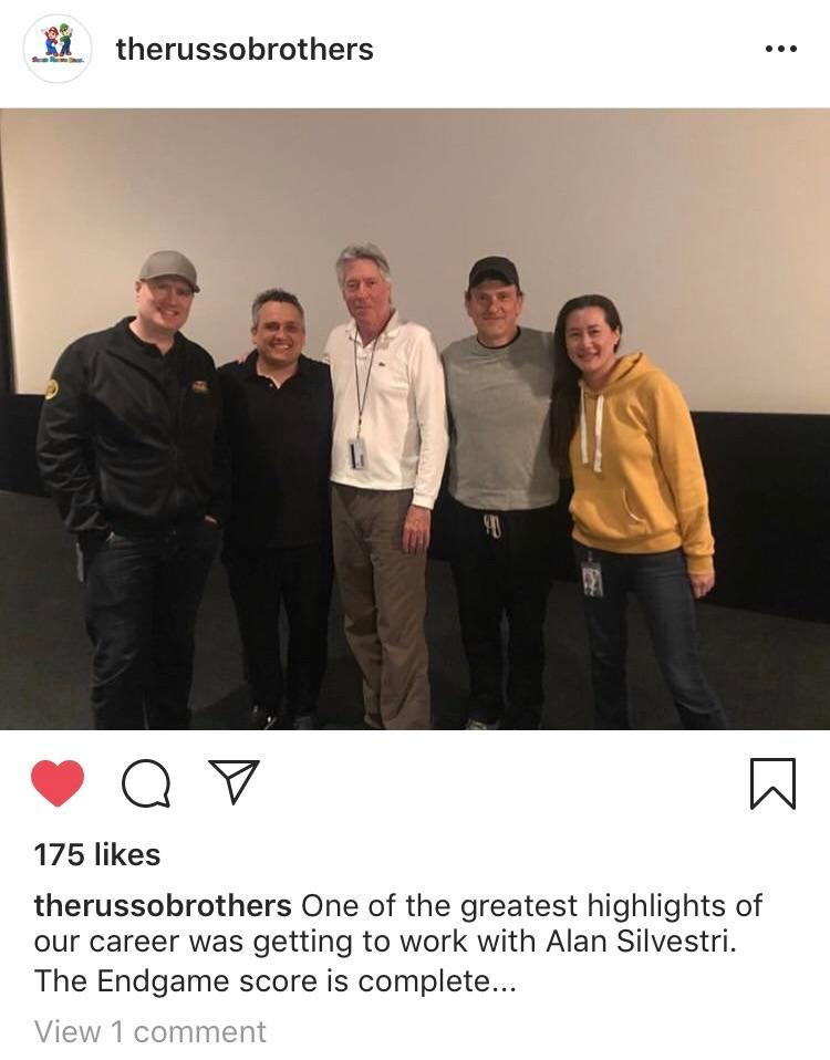 The Endgame score is complete | Scrolller