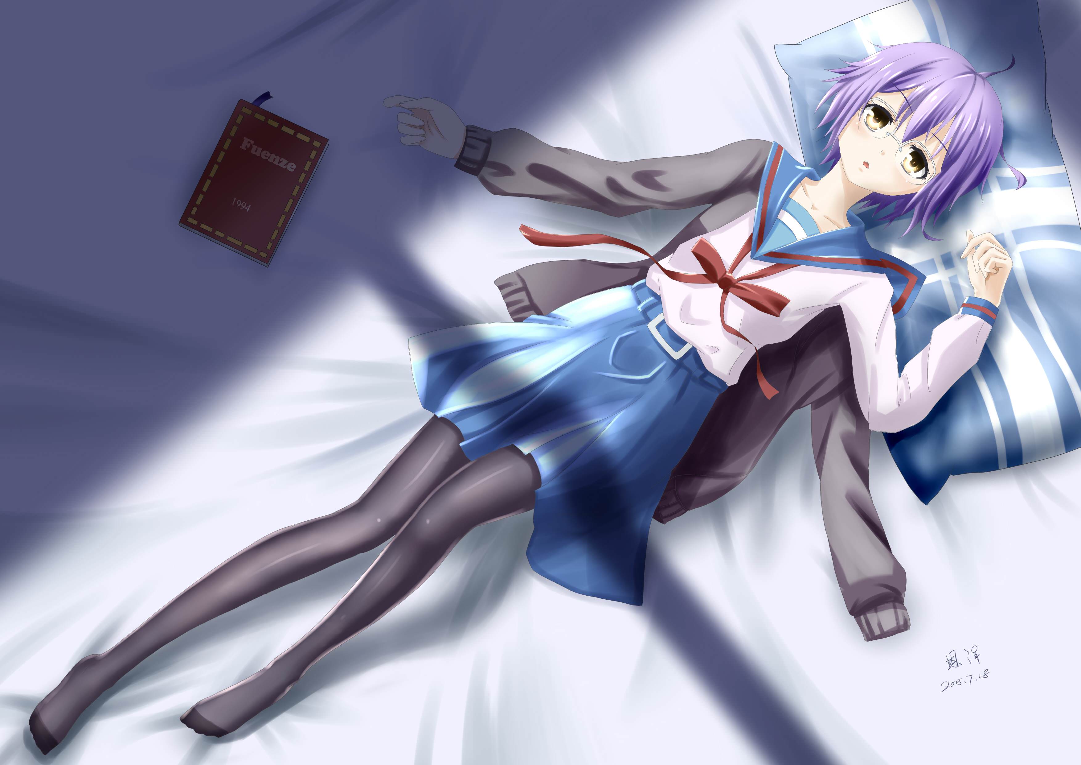 The Exhaustion of Yuki Nagato (Daily Nagato #1040) | Scrolller