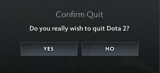 The 'Exit Game' prompt interface has been changed | Scrolller