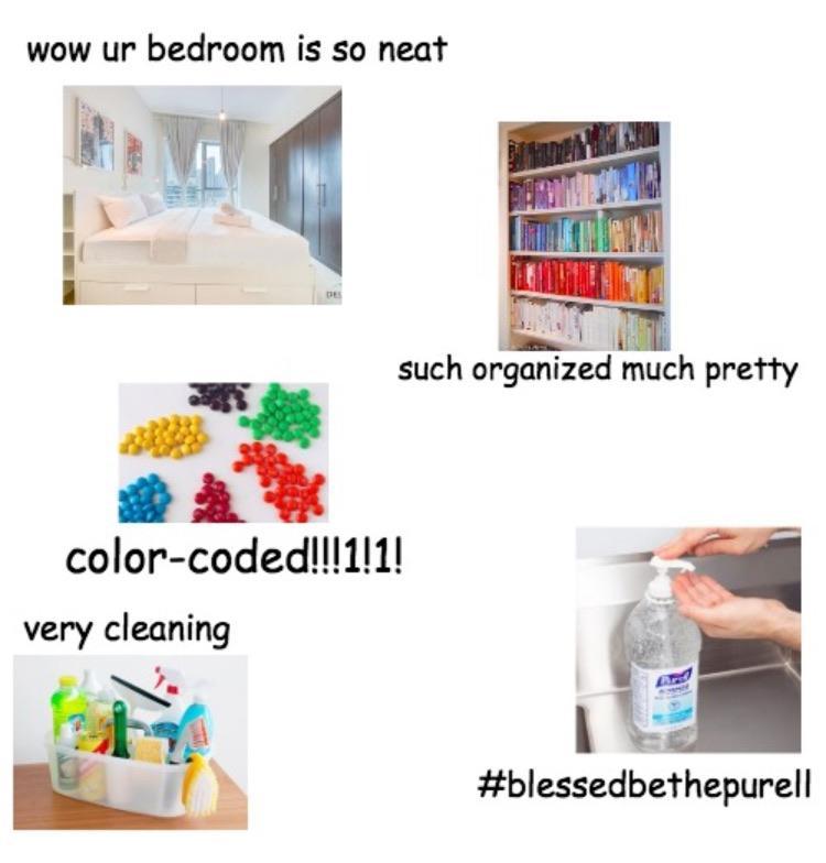 The “extremely stereotypical representation of OCD” starter pack | Scrolller