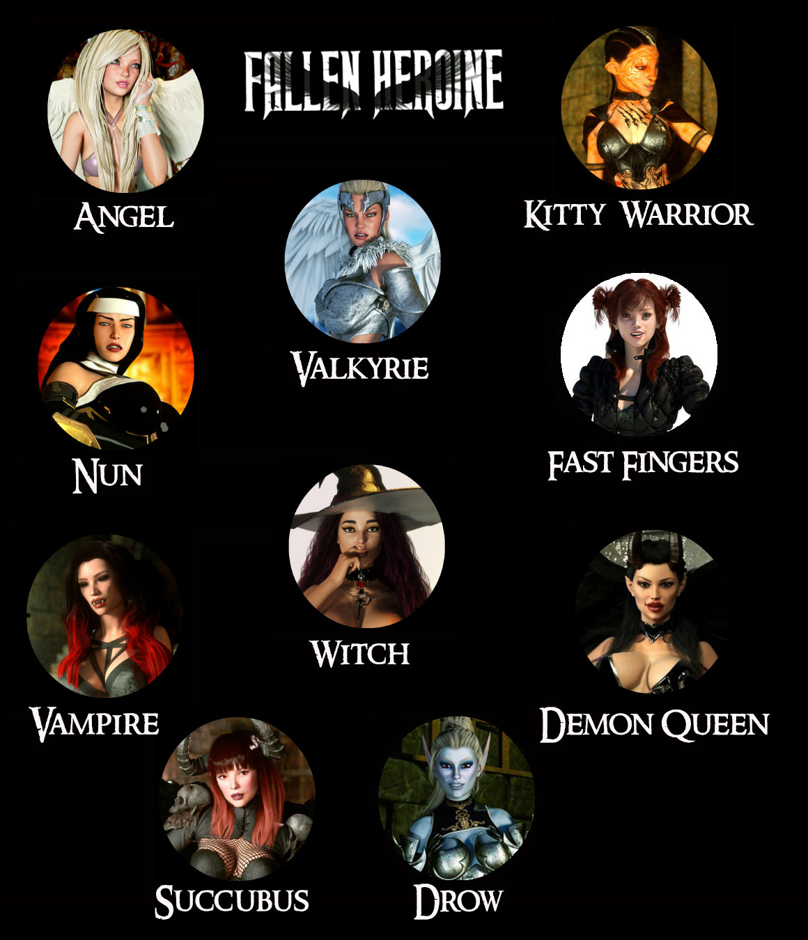 Discover more like Adult_Gaming: The Fallen Heroine: Who's Your Favorite Heroine? and Related ...