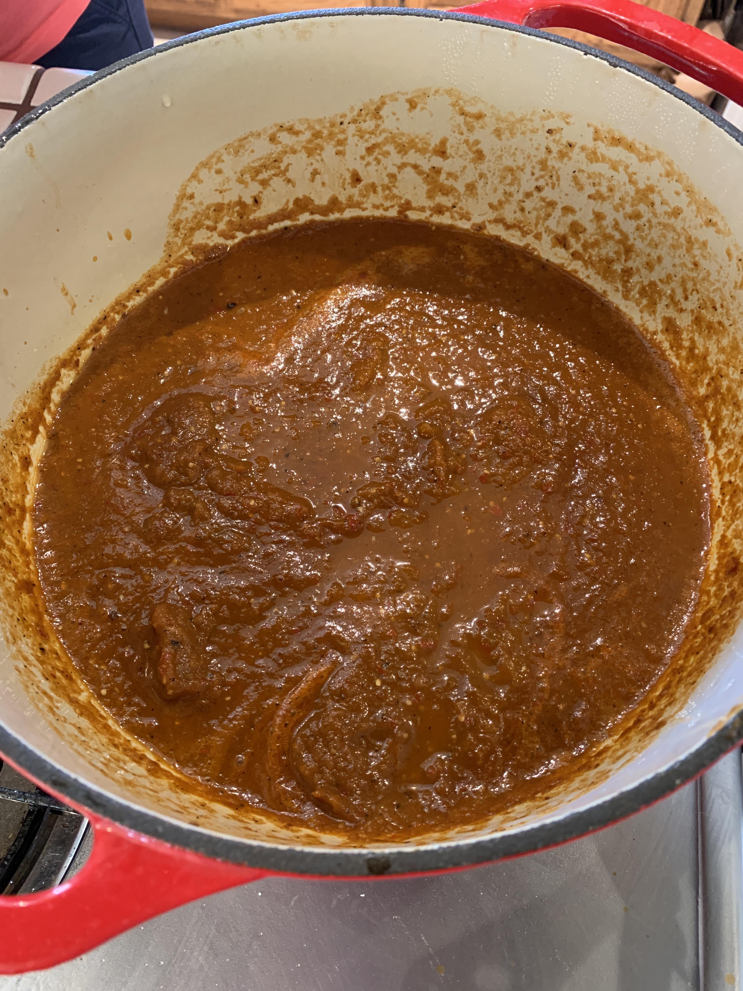 The family made a roasted guajillo salsa for dinner! | Scrolller