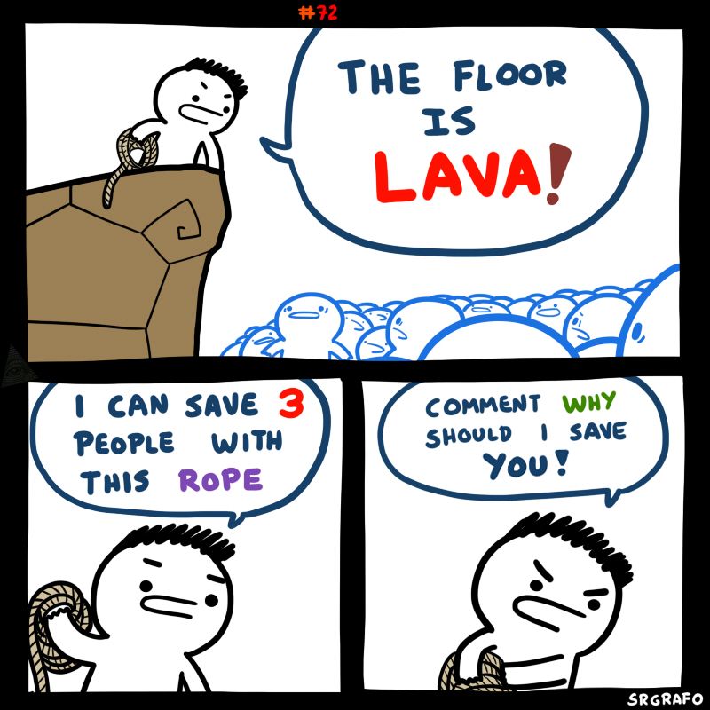The Floor is LAVA! | Scrolller