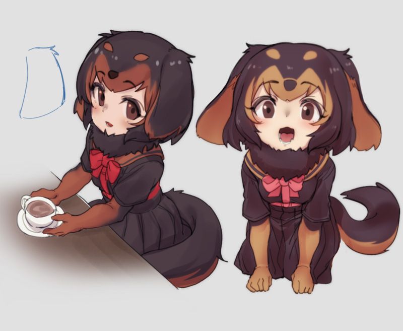 The floppy-eared Dachshund-chan is here! | Scrolller