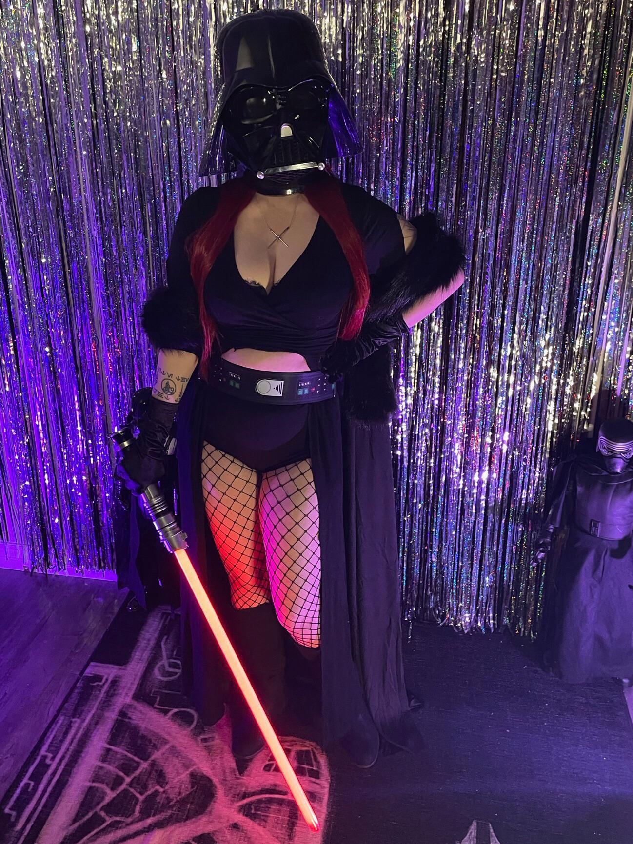 The force is strong with this one. Bobahsoka as Lady Vader 2.0 | Scrolller