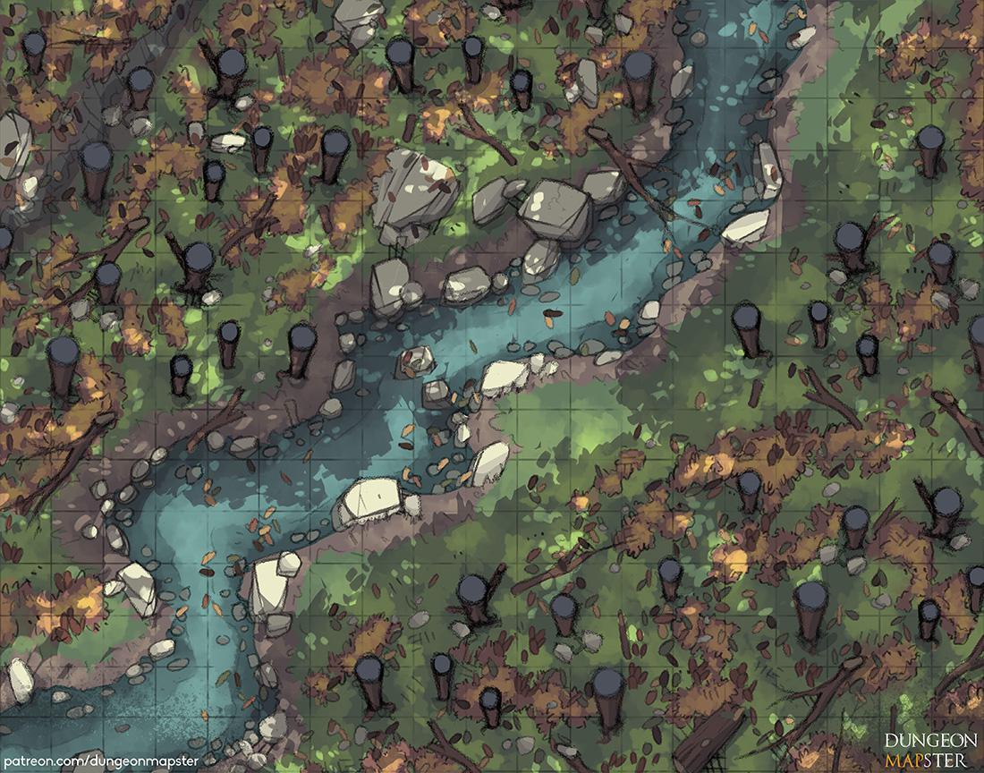 The Forest Stream | Scrolller
